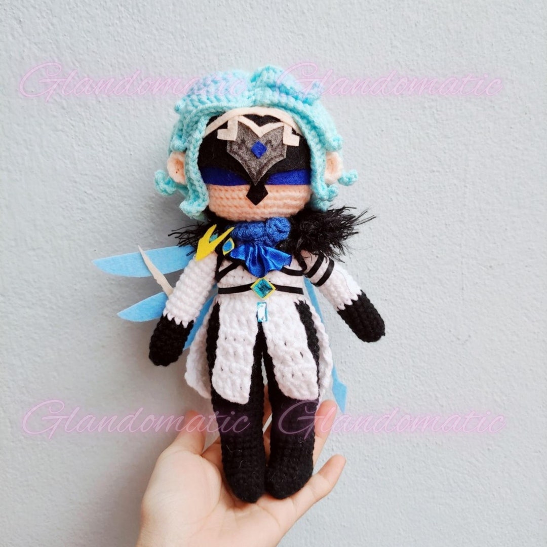 Il Dottore Genshin Impact Crochet Doll - Game Character Plush Toy ...