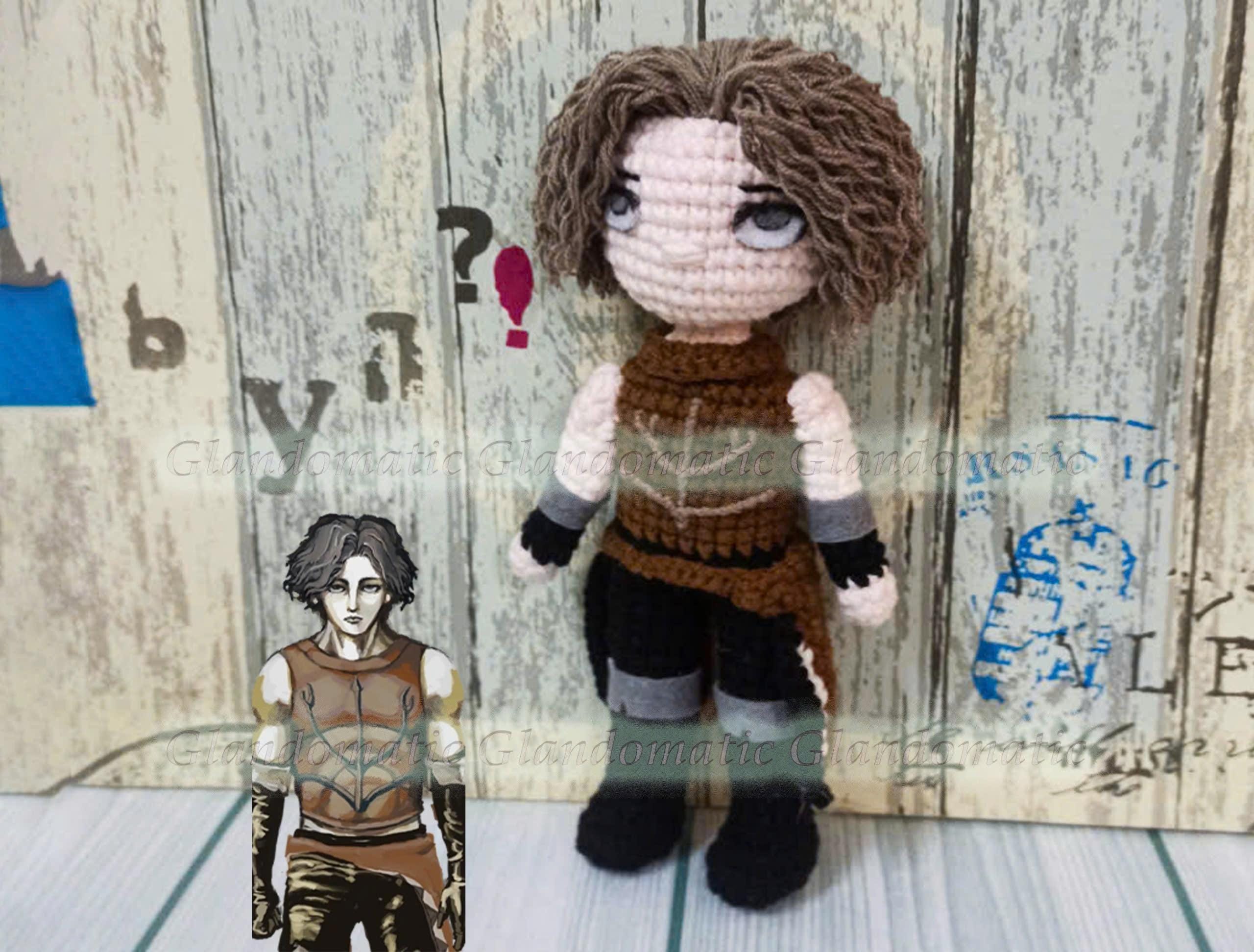 Custom Fear and Hunger Character Crochet Doll - Custom Game Plushie ...