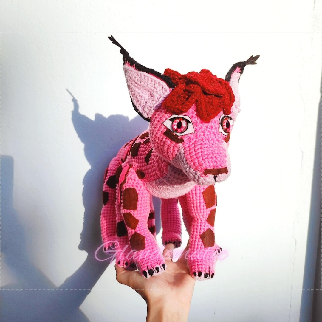 Mega Jaguar Kipo Crochet Doll - Kipo and the Age of Wonderbeasts Character Plushie - Gift for ...