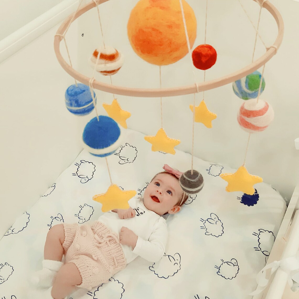 Solar System Baby Mobile Planets Mobile For Space Themed | Etsy