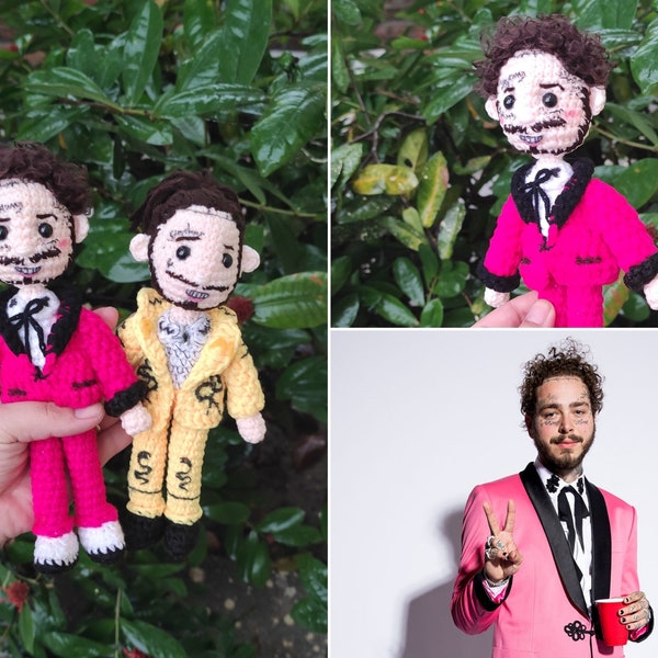Crochet Post Malone - Etsy