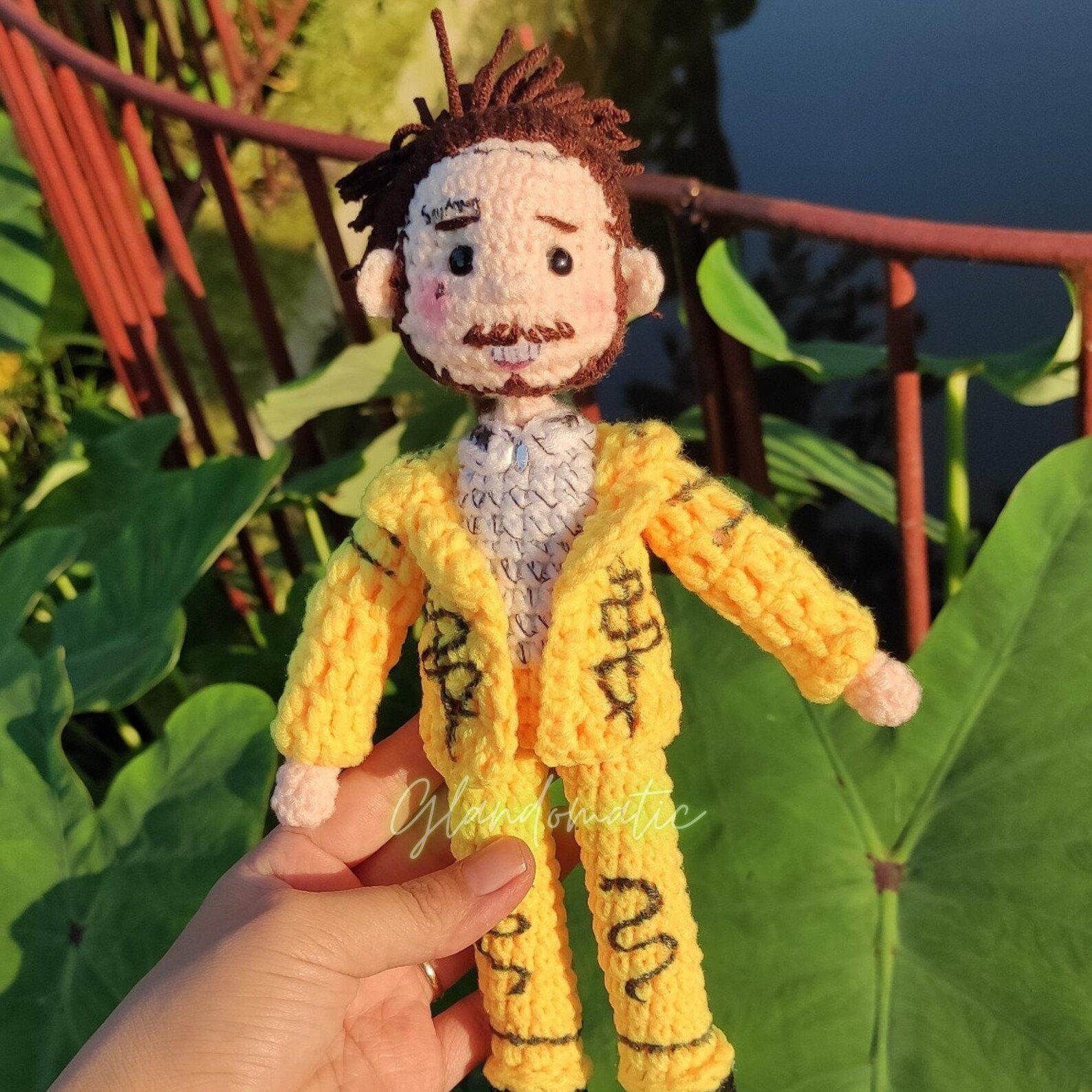 Custom Rapper Plush Doll - Influencer Singer Amigurumi - American ...