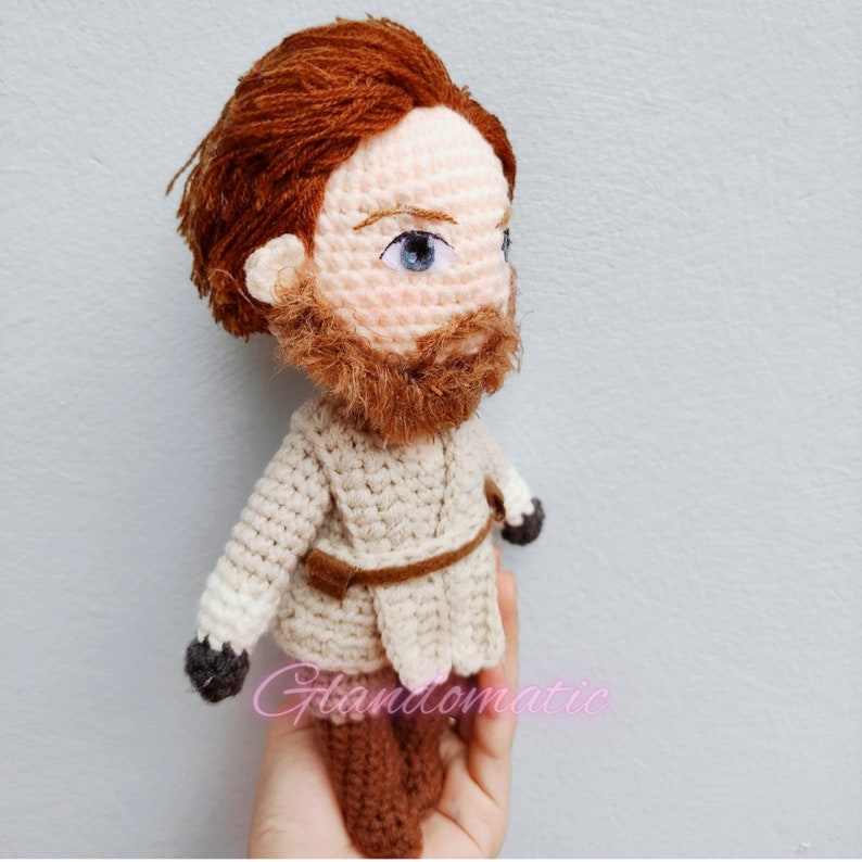 Obi Wan Kenobi Crochet Doll - Custom Clone Wars Plush Toy - Custom ...