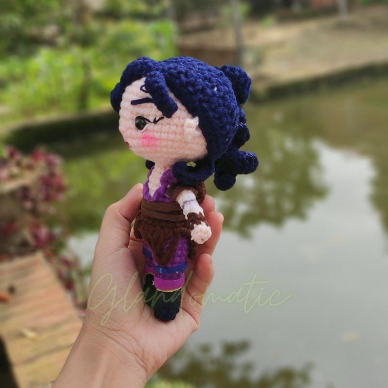 Custom Arcane Crochet Doll Vi Jinx Caitlyn Jayce Viktor | Etsy