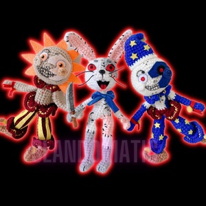 Custom Vanny Crochet Doll, Five Nights at Freddy's Security Breach ...