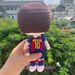 Crochet Lionel Messi Doll Funko Messi Plush Toy World - Etsy