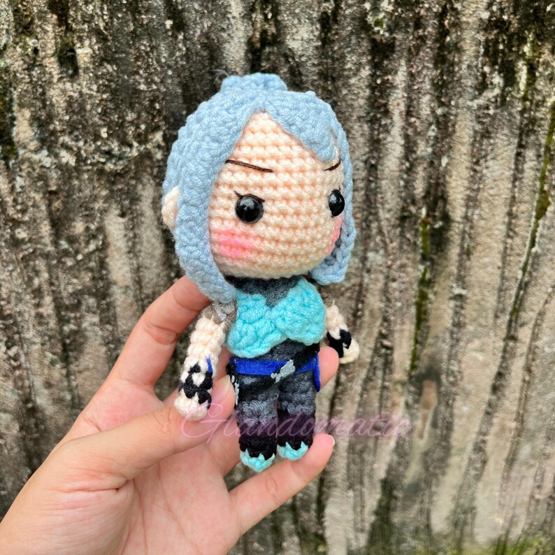 Crochet Jett Valorant Agent Doll Custom Valorant Character - Etsy