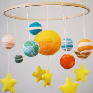 Solar System Baby Mobile Planets Mobile for Space Themed Nursery, Stars ...