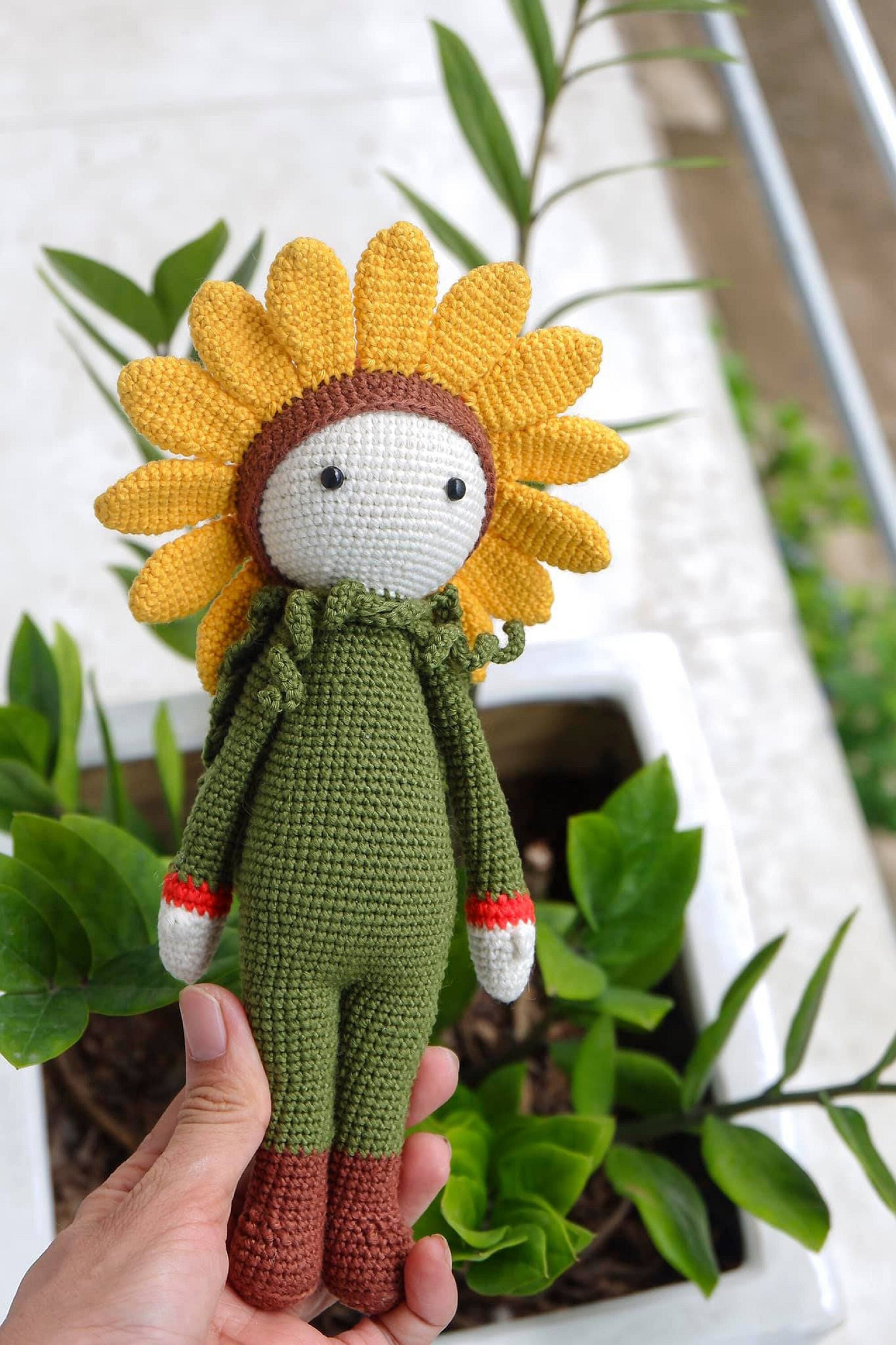 Crochet Sunny Sunflower Sunny the Sunflower Amigurumi - Etsy