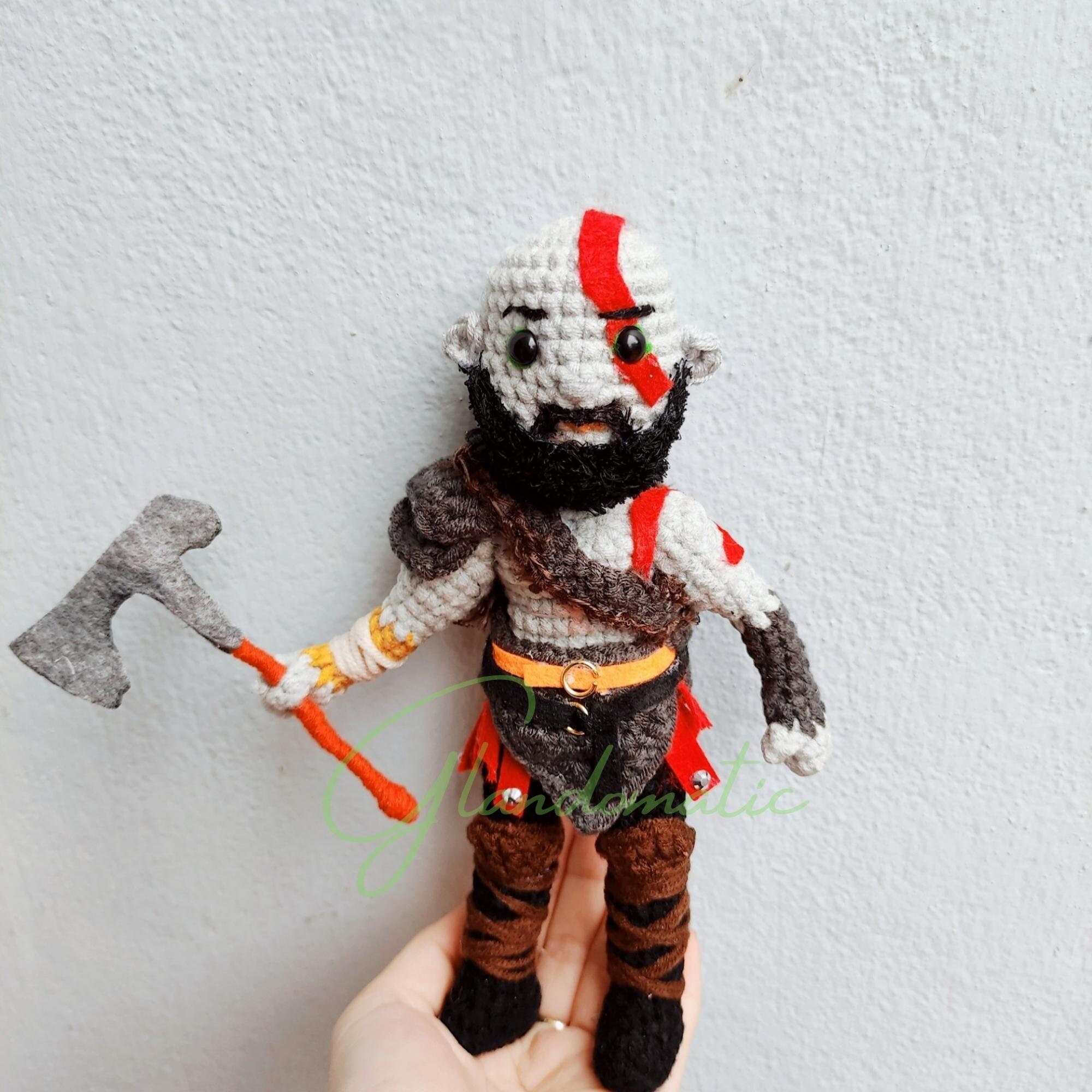 Custom Kratos God of War Crochet Doll Ghost of Sparta Plush - Etsy Finland