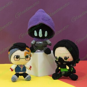 Custom Valorant Agent Crochet Doll - Custom Valorant Character Plush ...