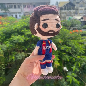 Crochet Lionel Messi Doll - Funko Messi Plush Toy - World Champion ...