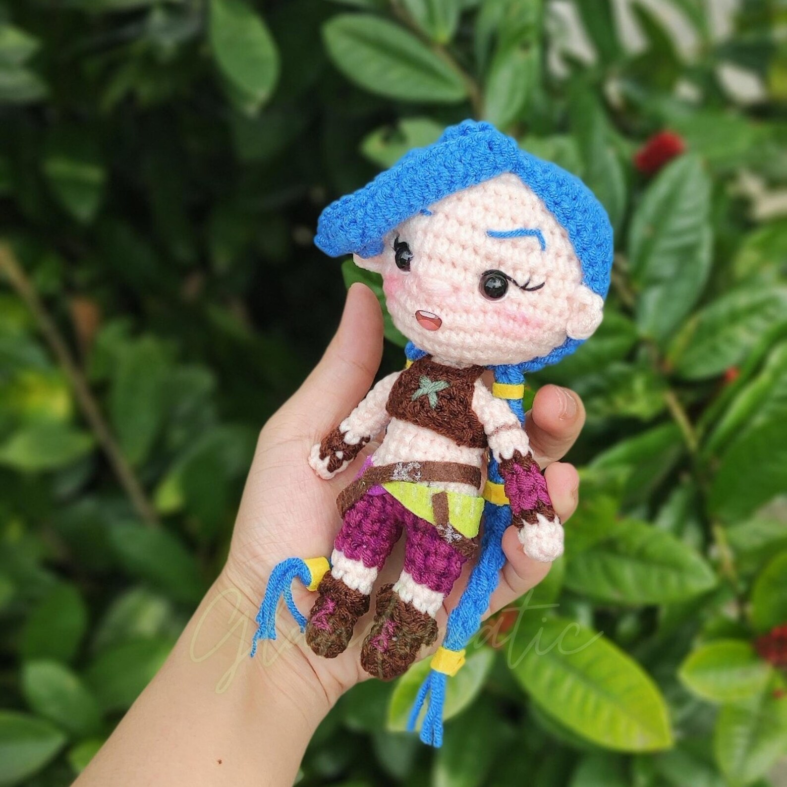 Custom Arcane Crochet Doll Vi Jinx Caitlyn Jayce Viktor | Etsy