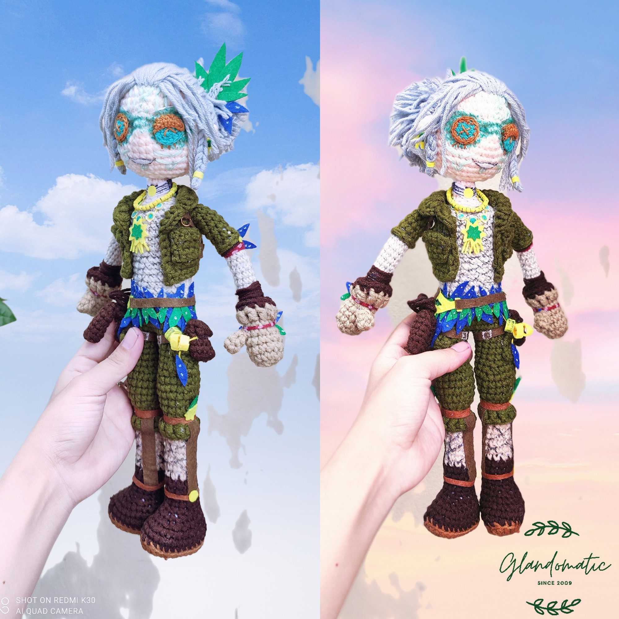 Custom Identity V Crochet Doll Viper Luca Crochet Identity | Etsy