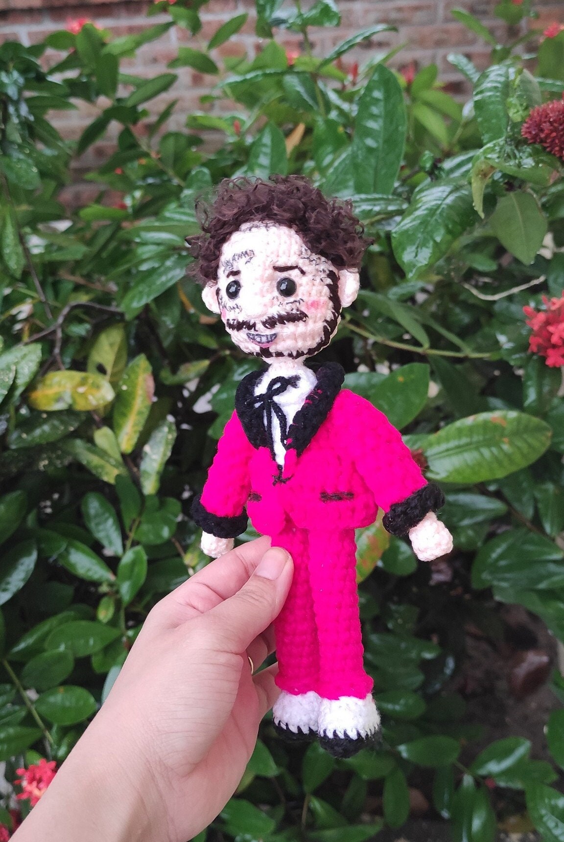 Custom Rapper Plush Doll - Influencer Singer Amigurumi - American ...
