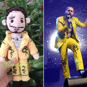 Rapper Crocheted Doll - Rapper Amigurumi Doll - American Rapper Plush ...