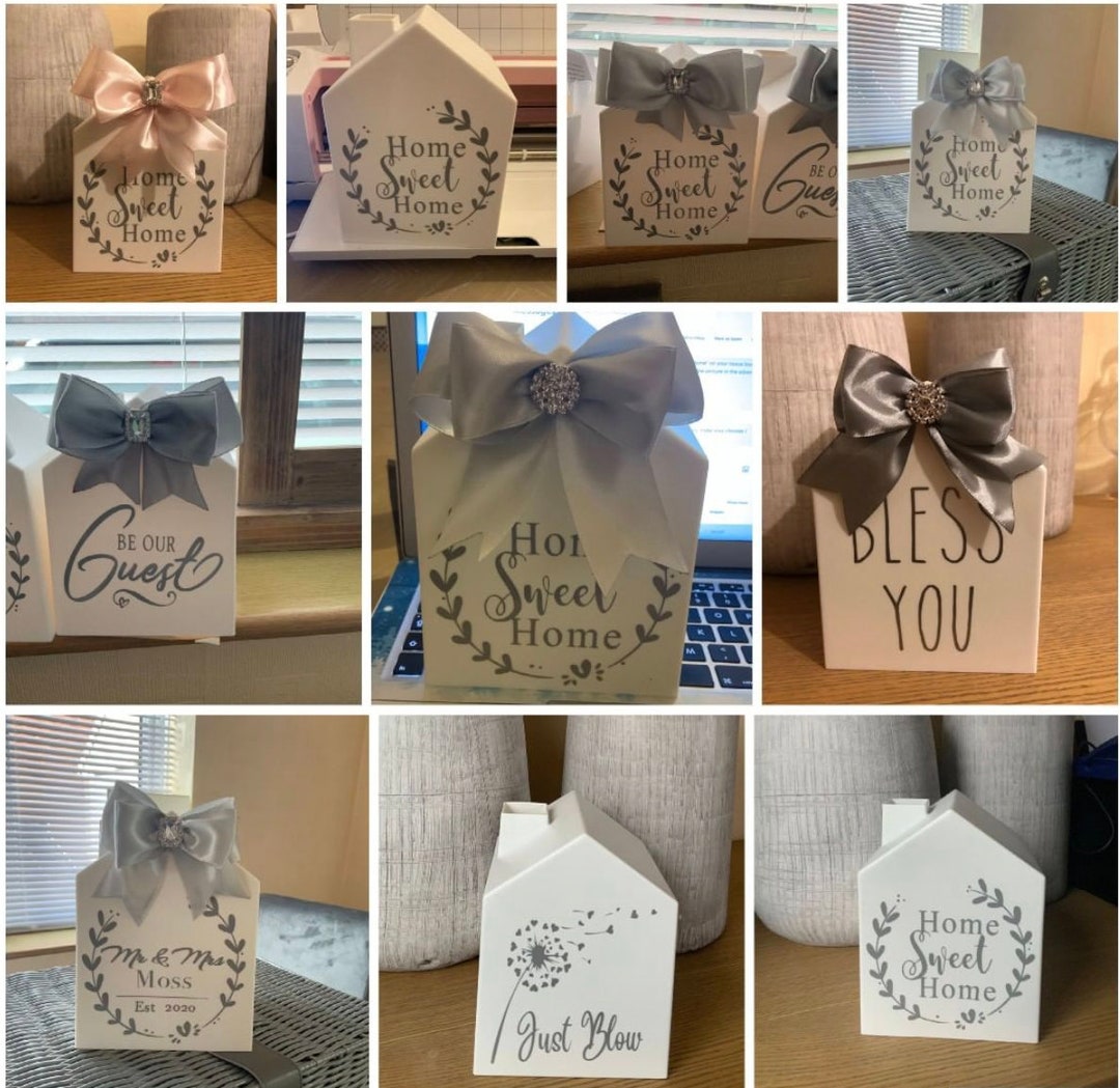 Decorative Personalised Tissue Box Cover House Mrs Hinch - Etsy