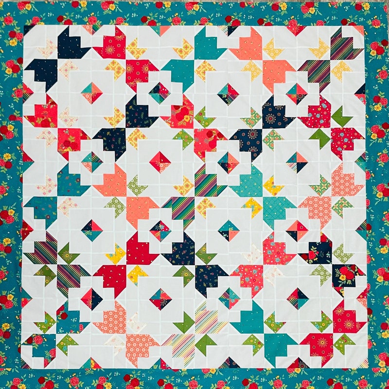 Tulip Quilt Square - Etsy