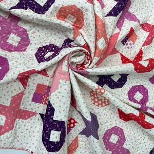 For Melly Pink Ribbon Quilt Pattern (PRINT Version Mailed to You) - Etsy