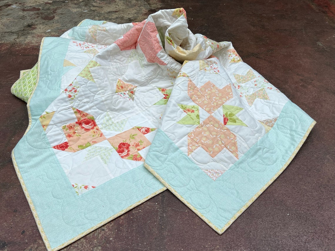 Tulip Two-step Quilt Pattern PDF - Etsy