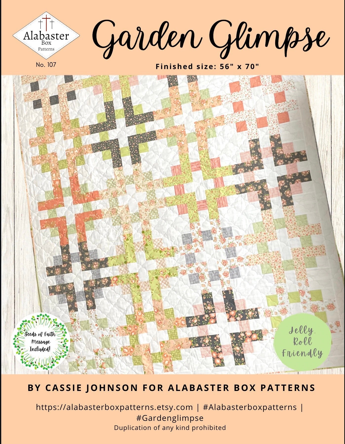 Garden Glimpse PDF Quilt Pattern - Etsy