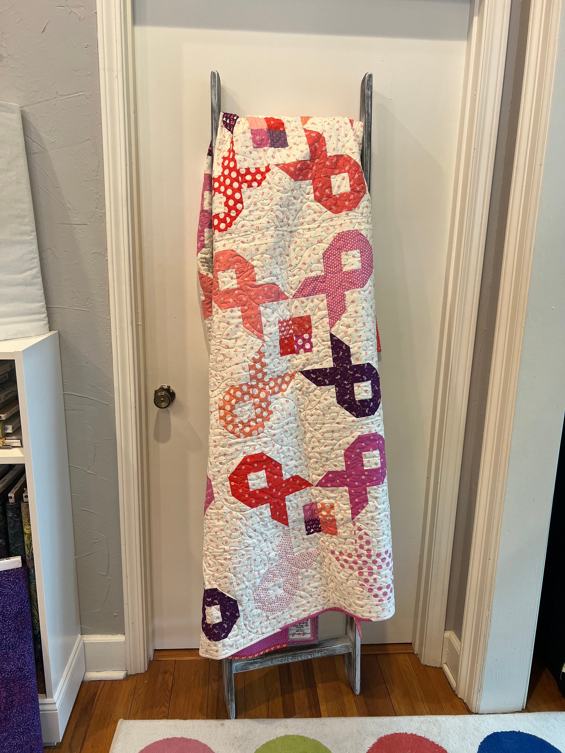 For Melly Pink Ribbon PDF Quilt Pattern - Etsy