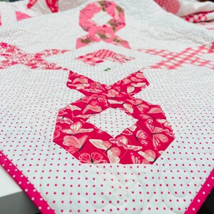 For Melly Pink Ribbon PDF Quilt Pattern - Etsy