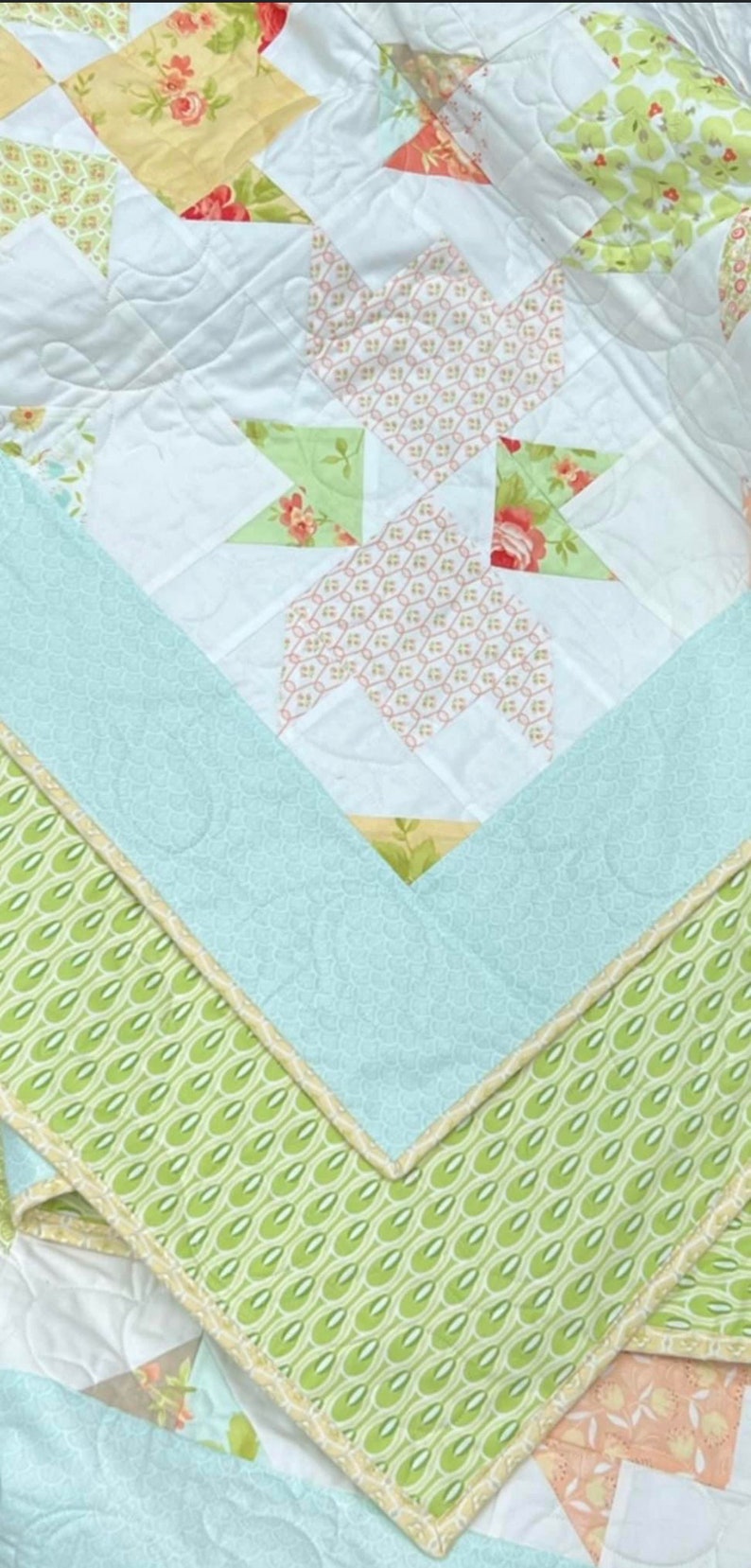 Tulip Two-step Quilt Pattern PDF - Etsy