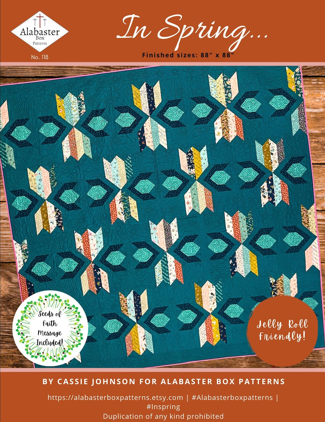 In Spring PDF Quilt Pattern - Etsy