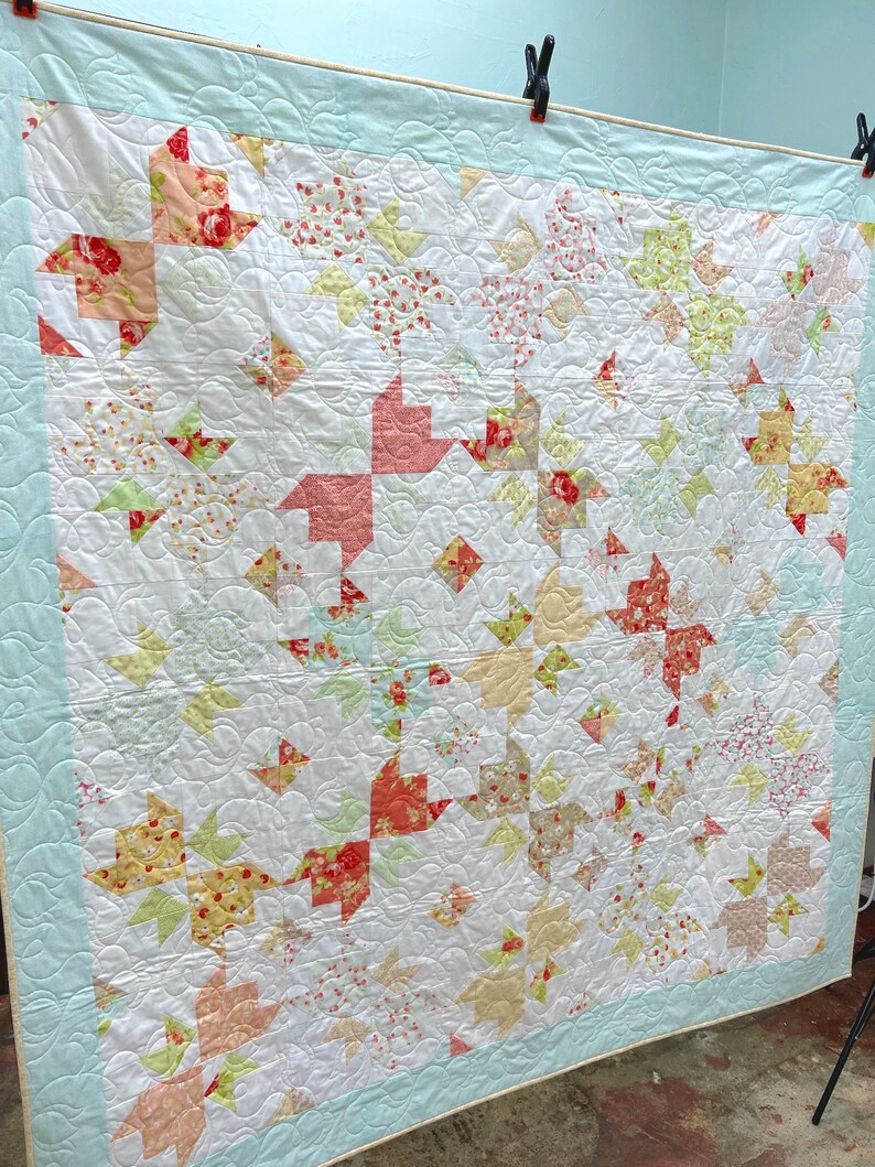 Tulip Two-step Quilt Pattern PDF - Etsy