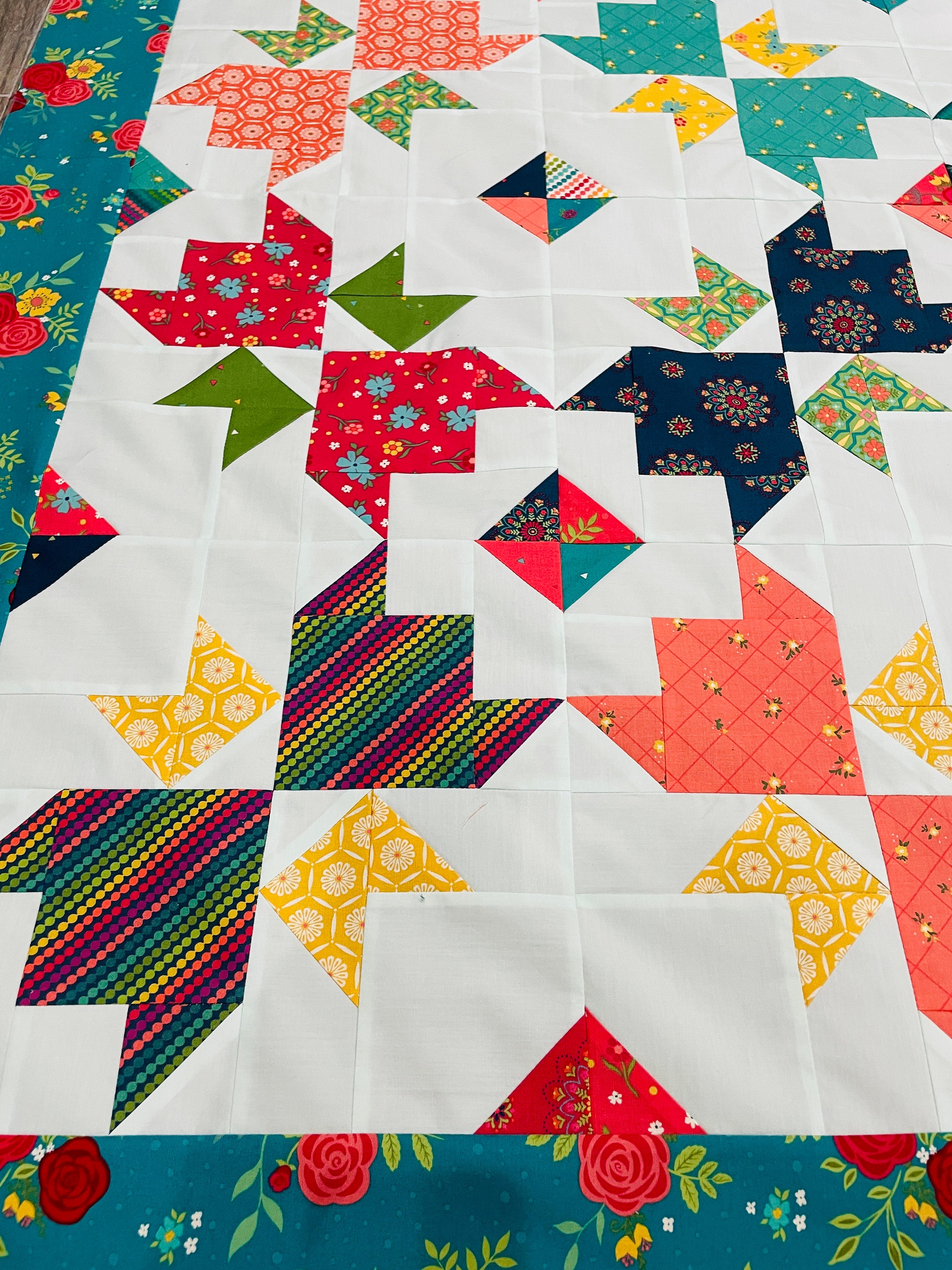 Tulip Two-step Quilt Kit in Riley Blake Market Street - Etsy
