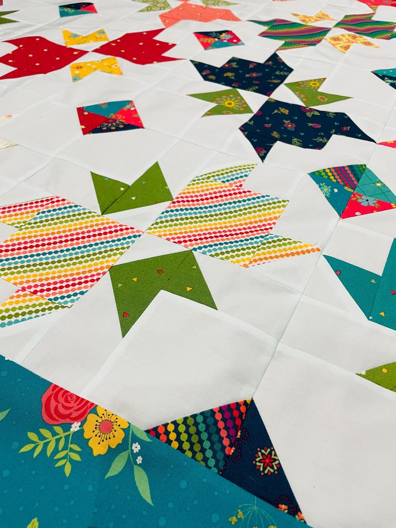 Tulip Two-step Quilt Pattern PDF - Etsy