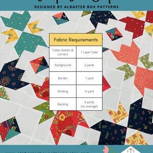 Tulip Two-step Quilt Pattern (PRINT Version Mailed to You) - Etsy