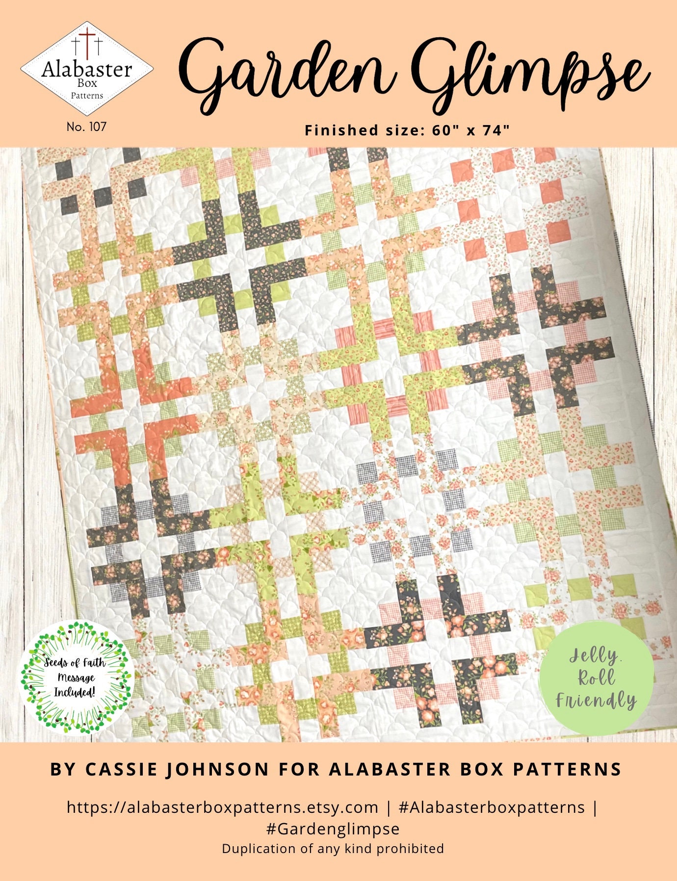 Garden Glimpse PDF Quilt Pattern - Etsy