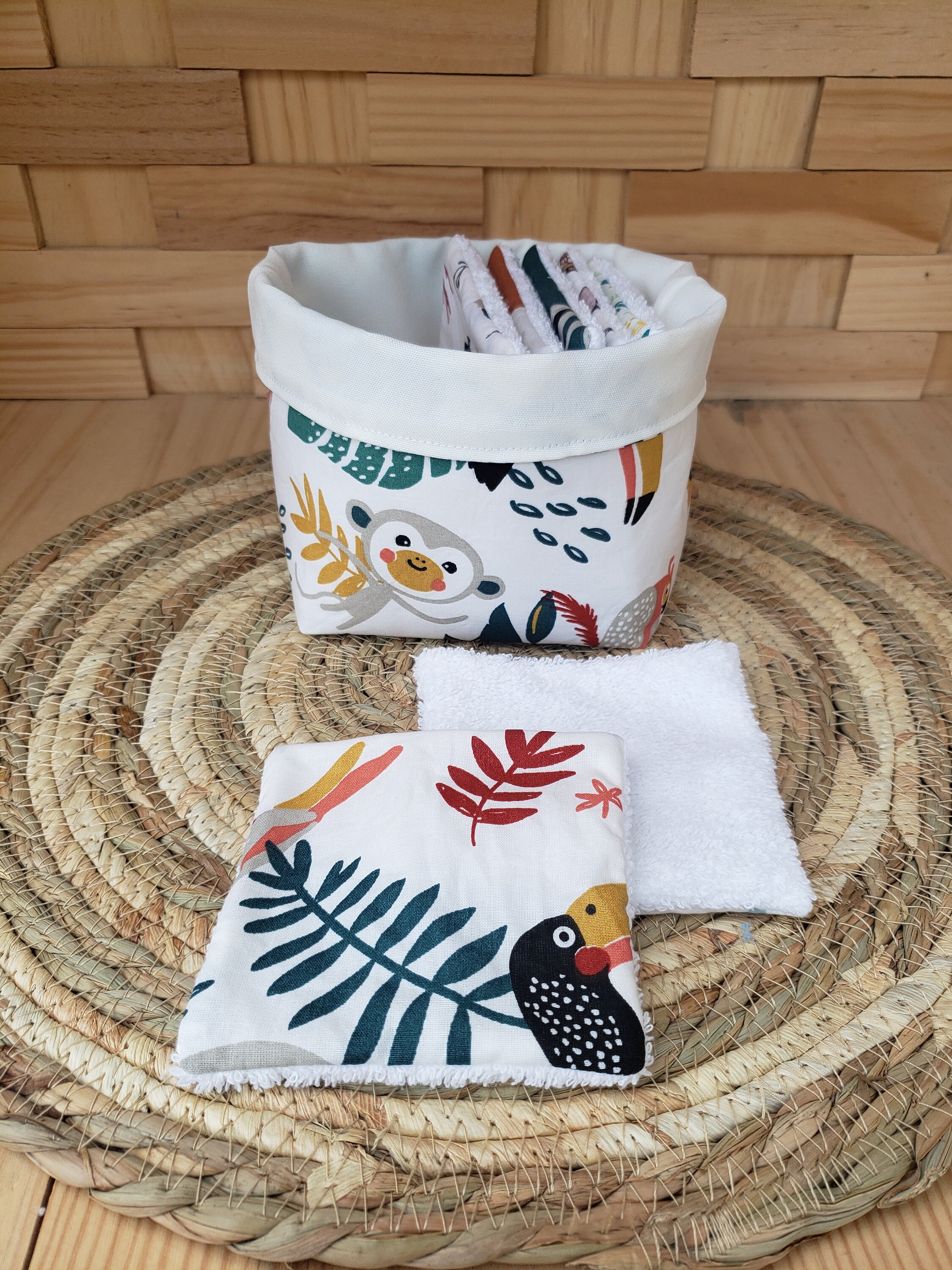 Lingettes bébé ou lingettes démaquillantes lavables en éponge de bambou ...