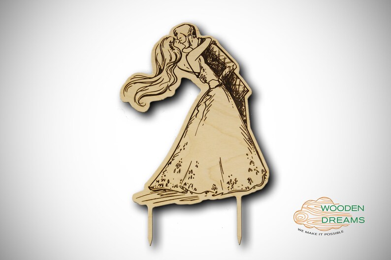 Wedding Cake Topper, Cake Decoration Svg Dxf Eps Jpg Pdf Template ...