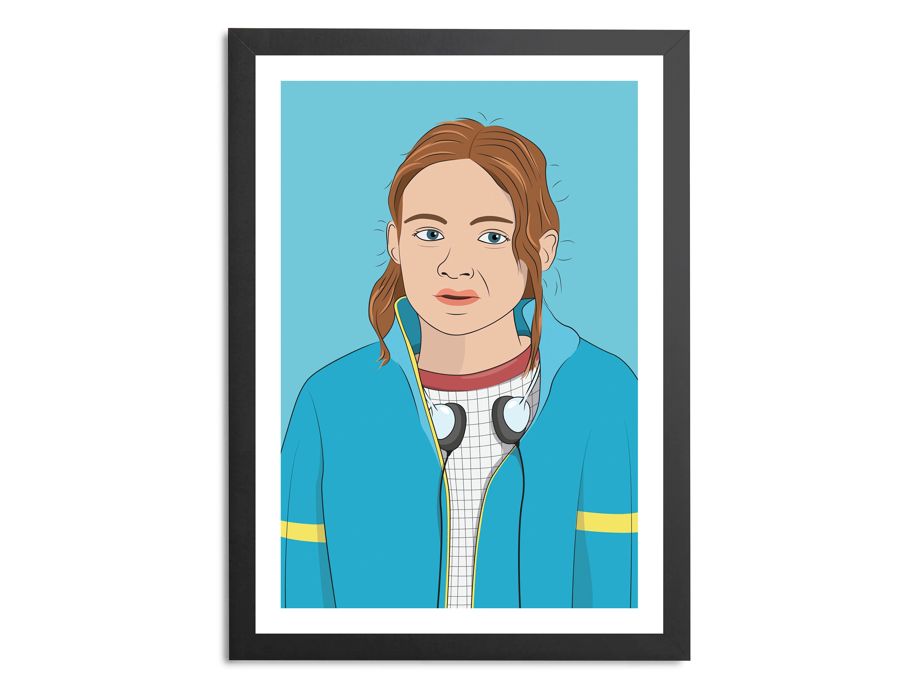 Max Mayfield Print / Stranger Things Wall Art / Decoración retro de ...