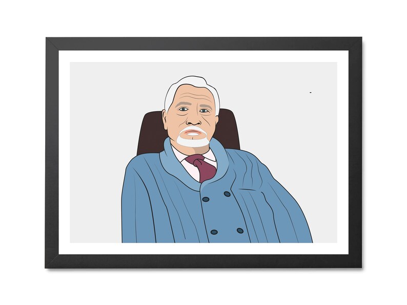 Succession Logan Roy Fuck off Poster Portrait A5/A4 Posters Movie Wall ...