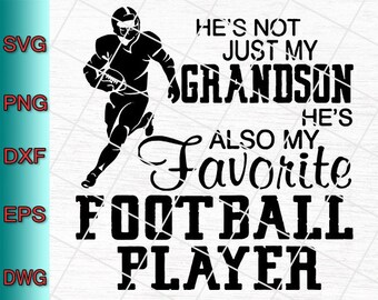 Grandson Football Svg | Etsy
