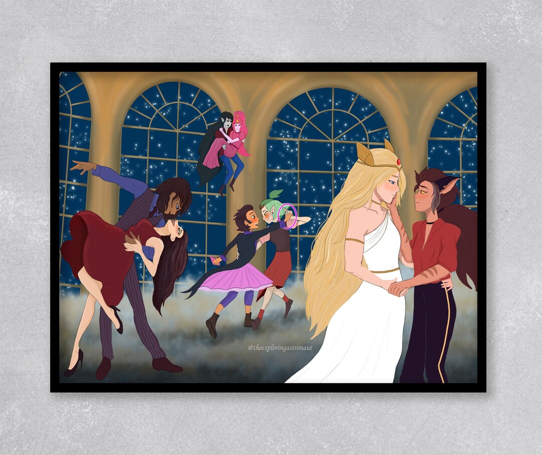 Art Print prom Catradora Adora and Catra Lumity - Etsy Australia