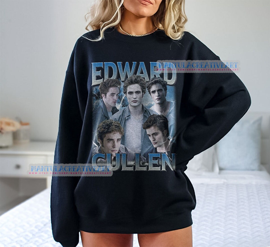 Edward Cullen Vintage Graphic Sweatshirt, T-shirt and Hoodie : 90s ...
