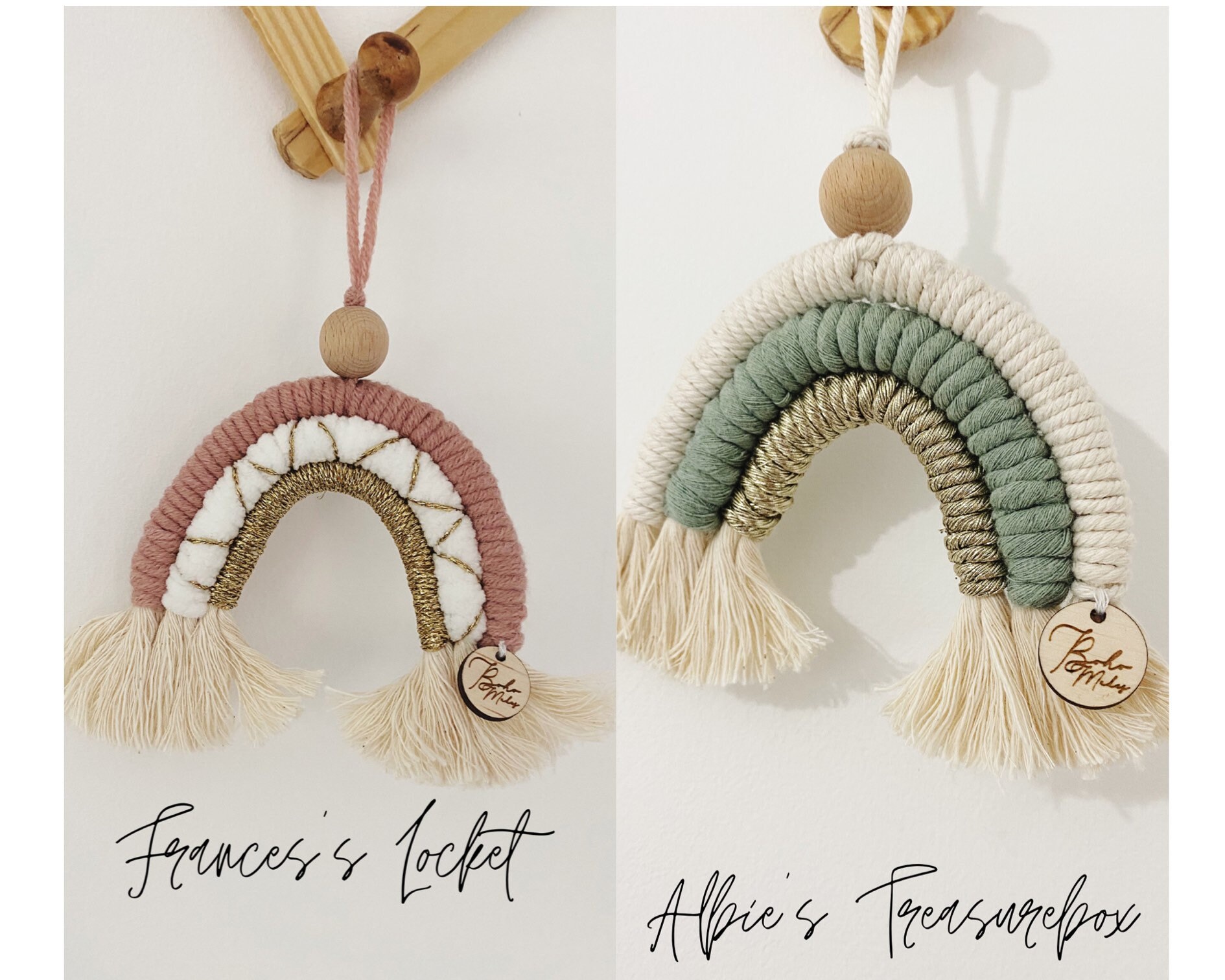 Mini Rainbow/ Rainbow Diffuser Macrame Rainbow Nursery Decor New Baby Gifts - Etsy