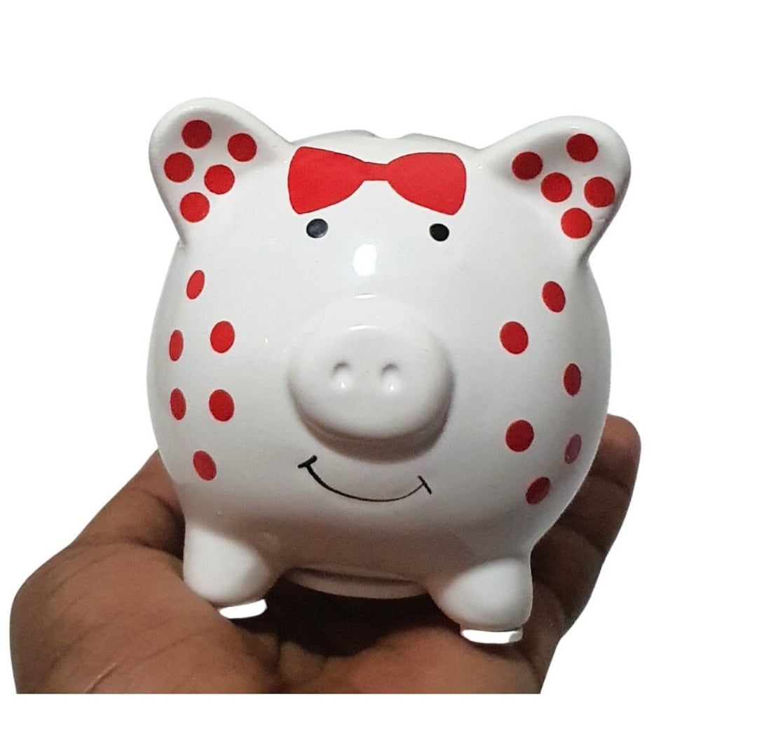 Customised Mini Piggy Banks for Kids, Babies, Toddlers, Decorative ...