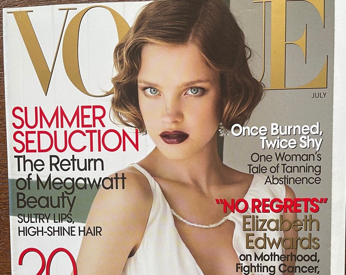 Vogue UK July 2006 Summer British Original Vintage Fashion Magazine ...
