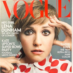 Magazine Vogue Us Cover Lena Dunham - Etsy