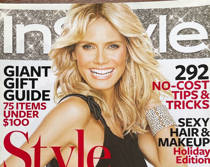 Instyle Magazine Cover Heidi Klum - Etsy