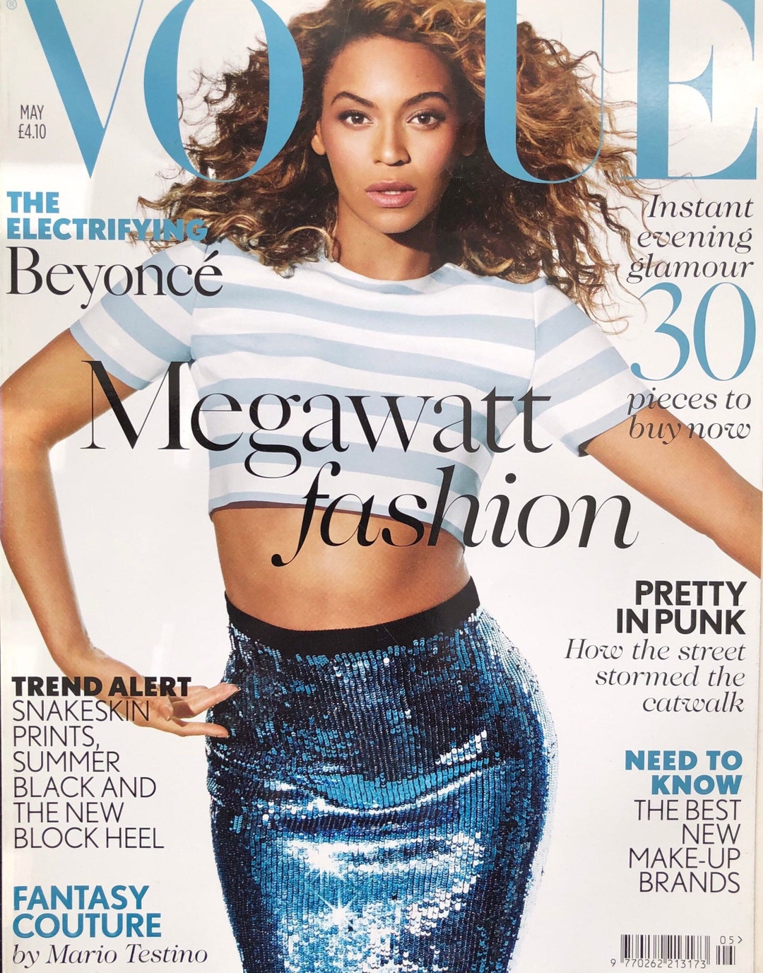 Own a Piece of Vogue History -magazine Vogue UK Cover Beyonce-iconic ...