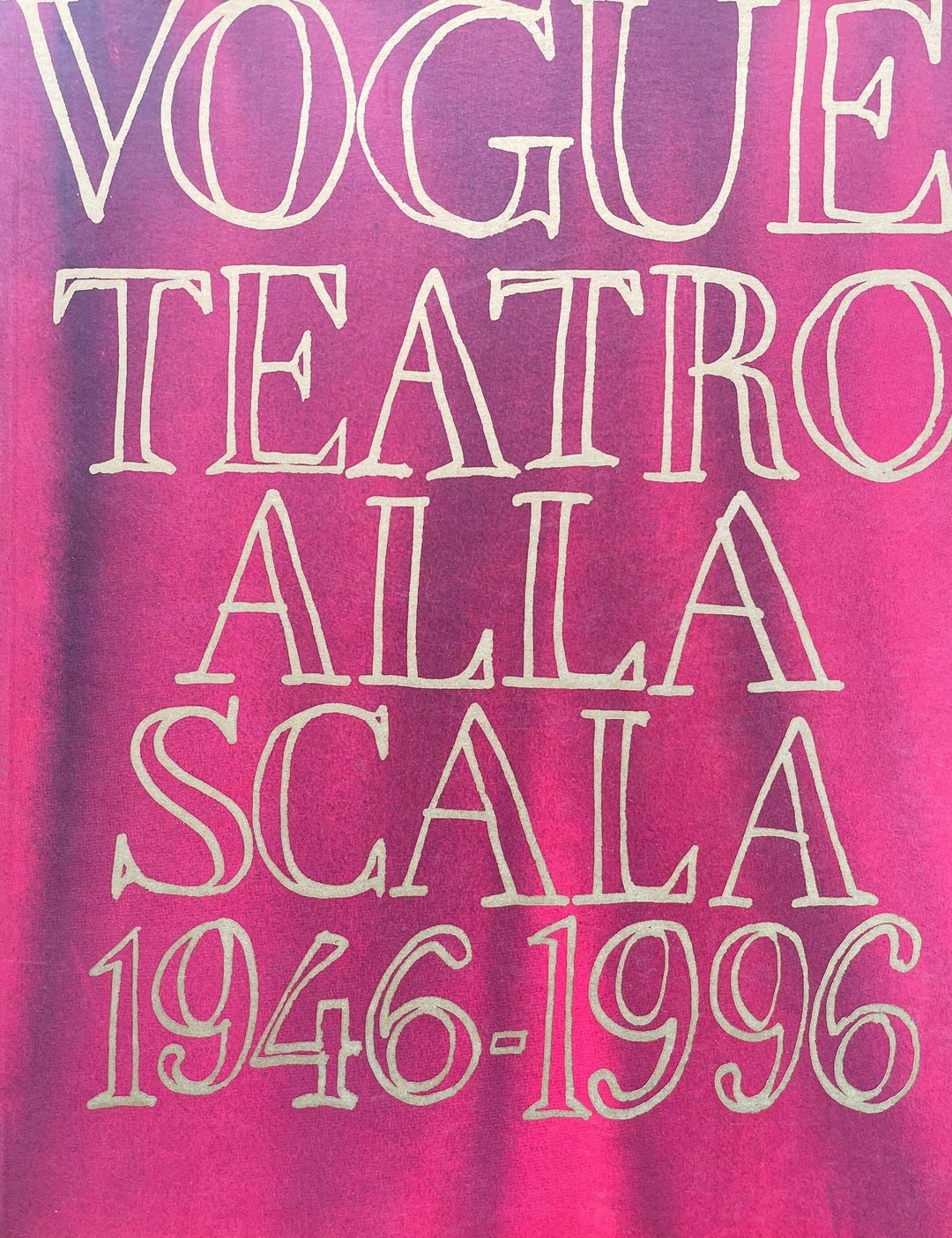 Vintage Rare Magazine Vogue Teatro Alla Scala 1946-1996 - Iconic Style ...