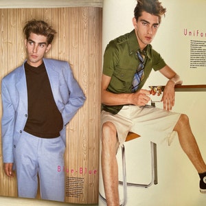For Men Who Read Fashion - Vintage Rare Dutch Fashion Magazine MAN 1997 ...