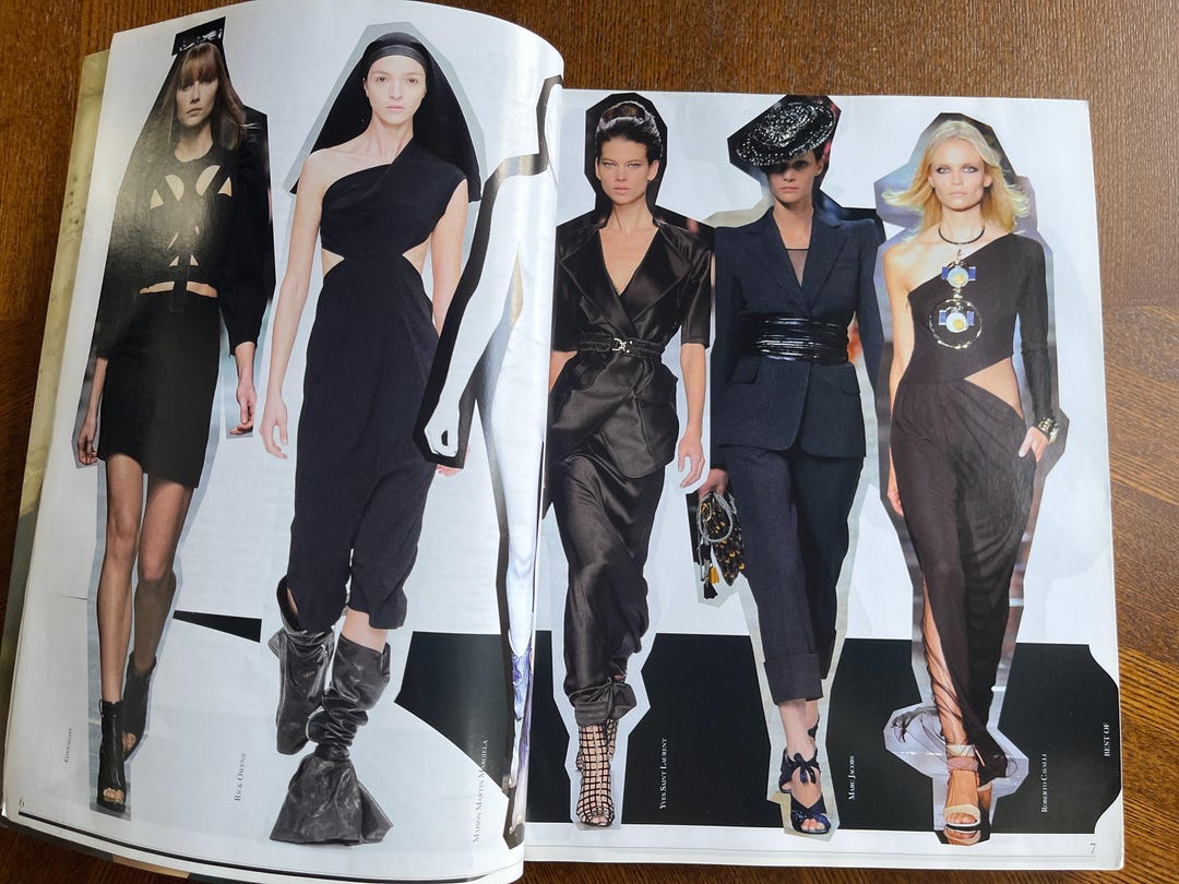 Unique Rare Magazine Vogue Collections Paris Spring-summer 2009 Fashion ...